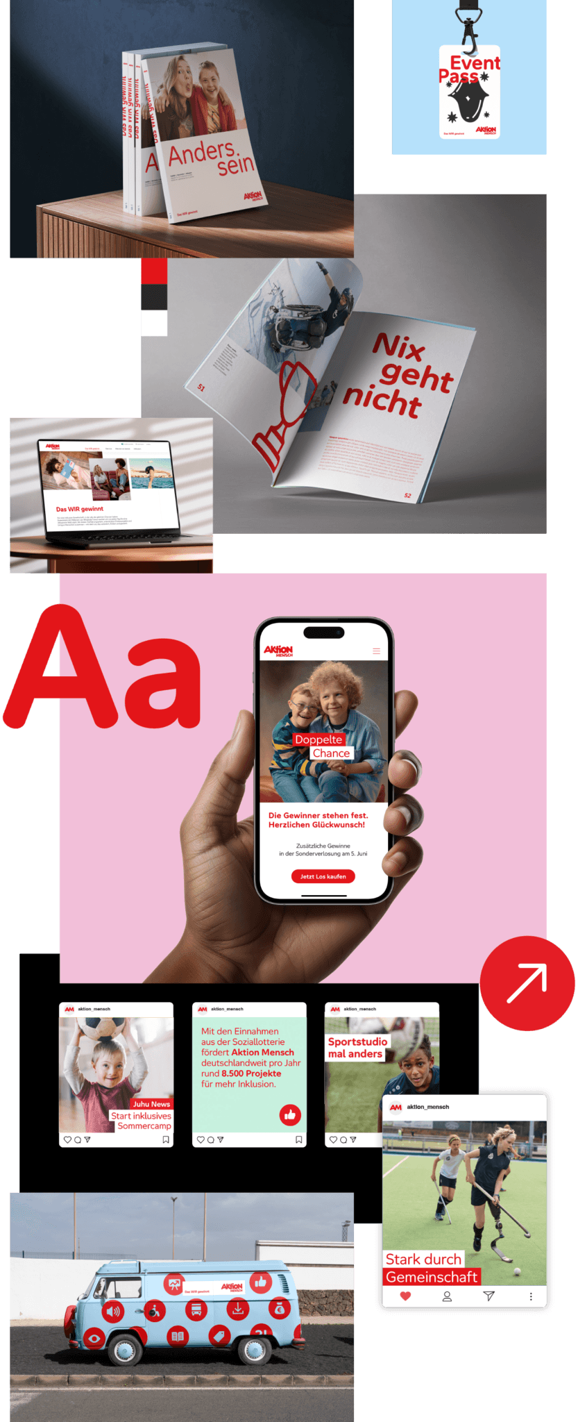 Aktion Mensch - Corporate Identity | Projects | dmcgroup