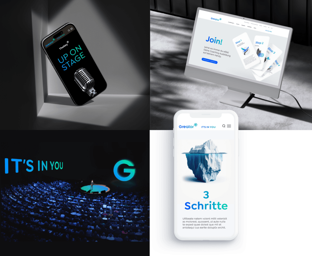 Brand refresh, visual identity and media design for Greator | dmcgroup